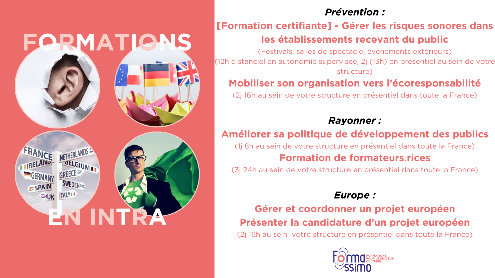 ProfilCulture Formation - Formassimo - Formassimo : Gestion des risques